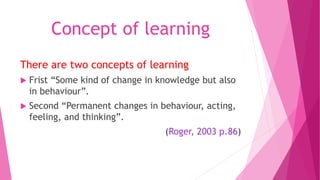 Theories of Learning | PPTX
