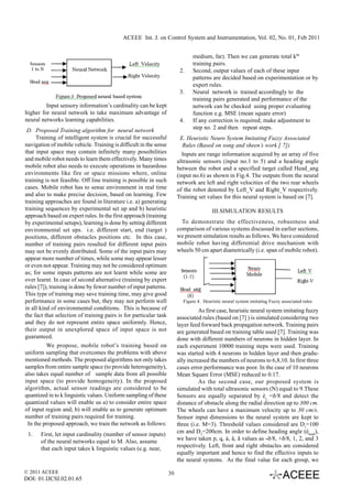 Optimally Learnt, Neural Network Based Autonomous Mobile Robot Navigation System | PDF | Physics ...