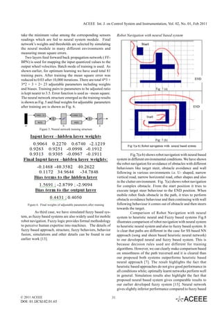 Optimally Learnt, Neural Network Based Autonomous Mobile Robot Navigation System | PDF | Physics ...