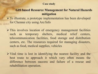 GIS in emergency management | PPTX
