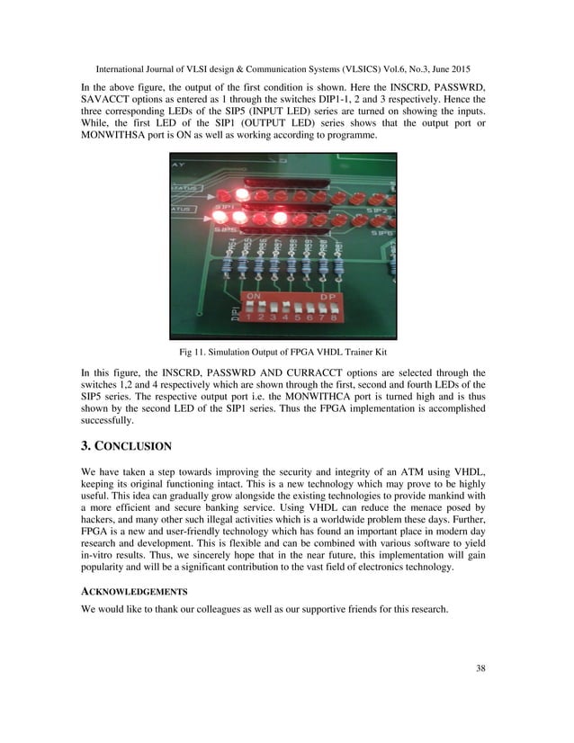 Evaluation Of Atm Functioning Using Vhdl And Fpga Pdf Programming Languages Computing