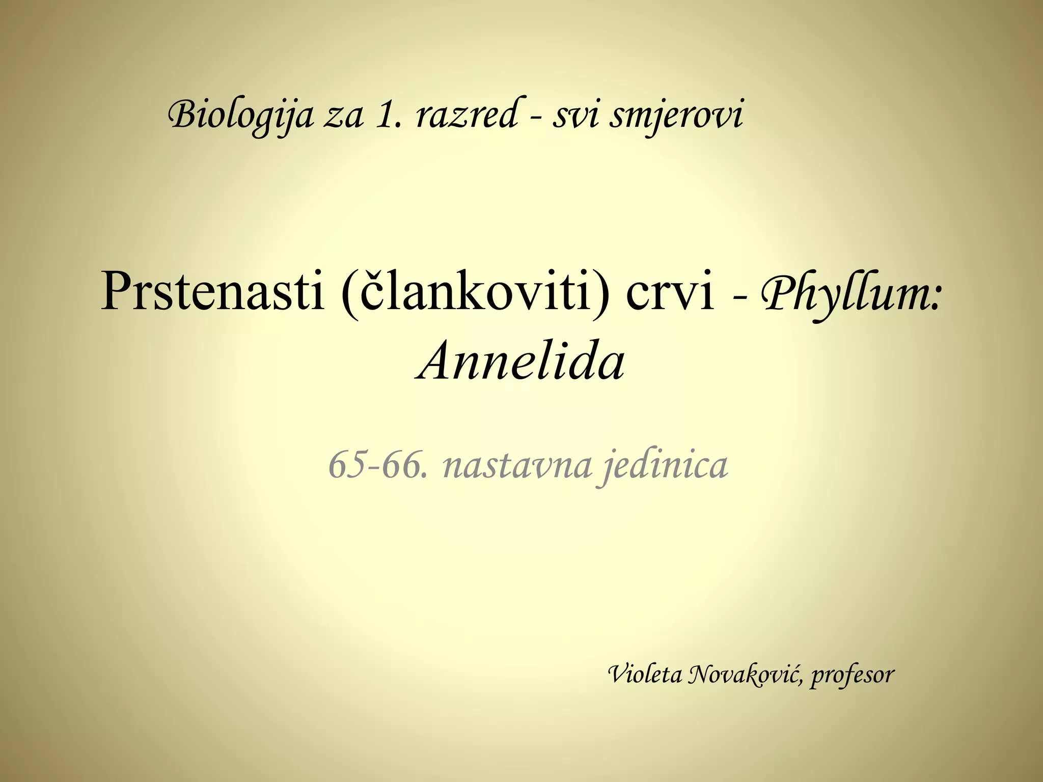 65. 66.nastavna jedinica | PPTX