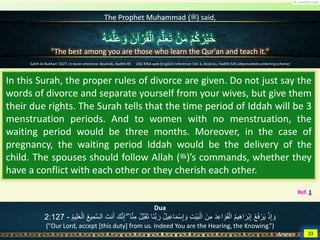 Al Quran (Chapter 65): Surah At Talaq [Divorce] | PDF