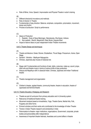 NTA UGC NET JRF - 65 performing arts-new updated syllabus | PDF