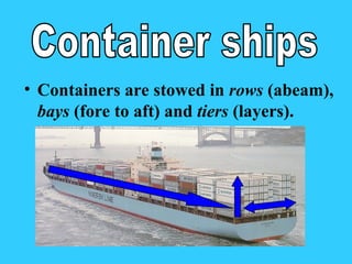 TYPES OF VESSELS en el mundo maritimo para estudio de marina mercante ...