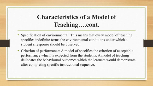 Models of Teaching | PPT
