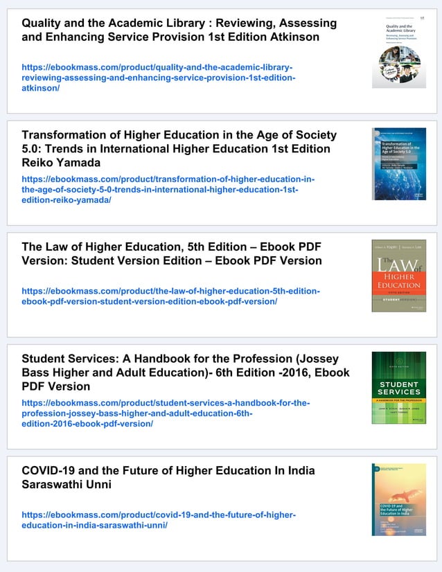 Assessing and Enhancing Student Experience in Higher Education | PDF