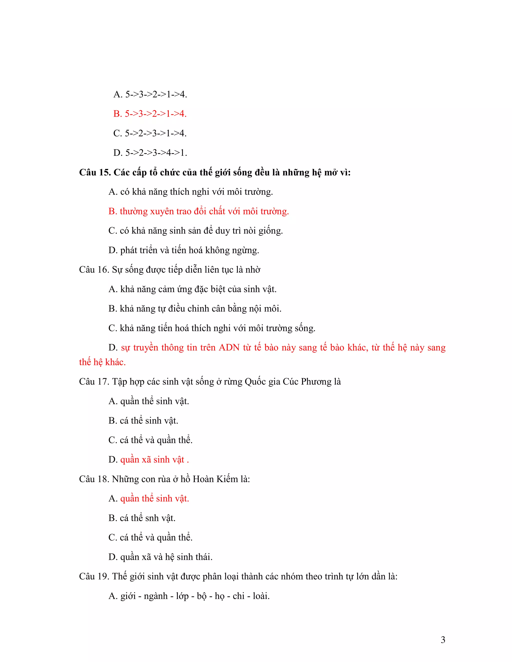 650 cau trac-nghiem-sinh-10 | PDF