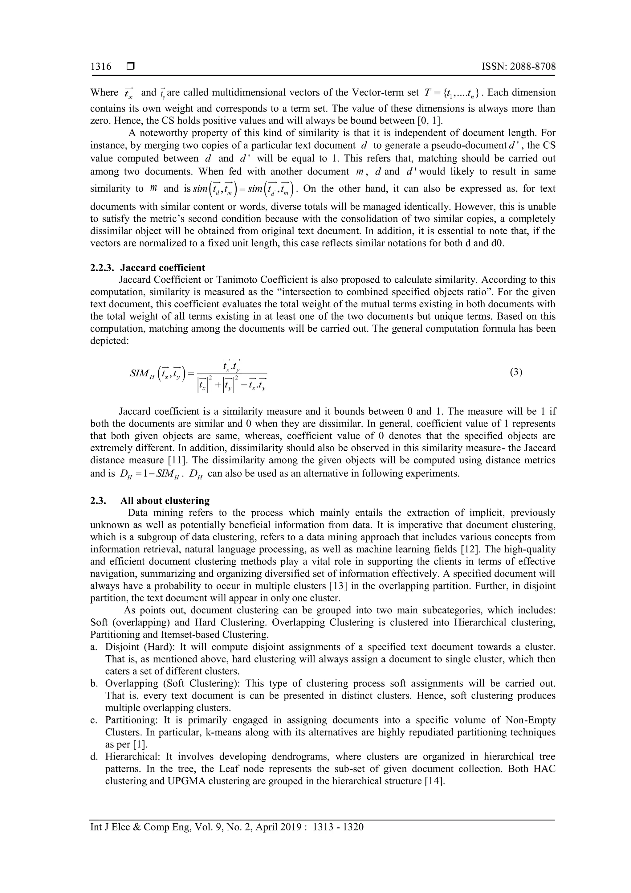 Feature Selection Optimization And Clustering Strategies Of Text Documents Pdf