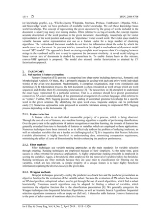 Feature selection, optimization and clustering strategies of text documents | PDF | Computing ...