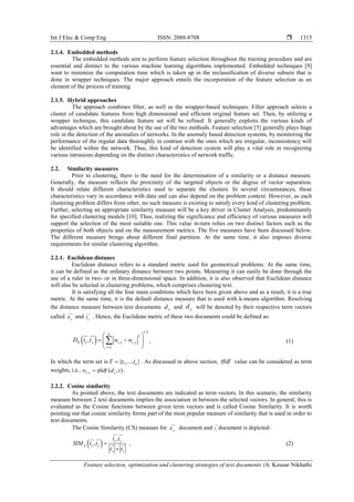 Feature selection, optimization and clustering strategies of text documents | PDF | Computing ...