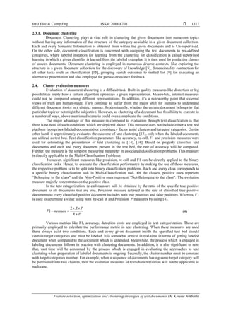 Feature selection, optimization and clustering strategies of text documents | PDF | Computing ...