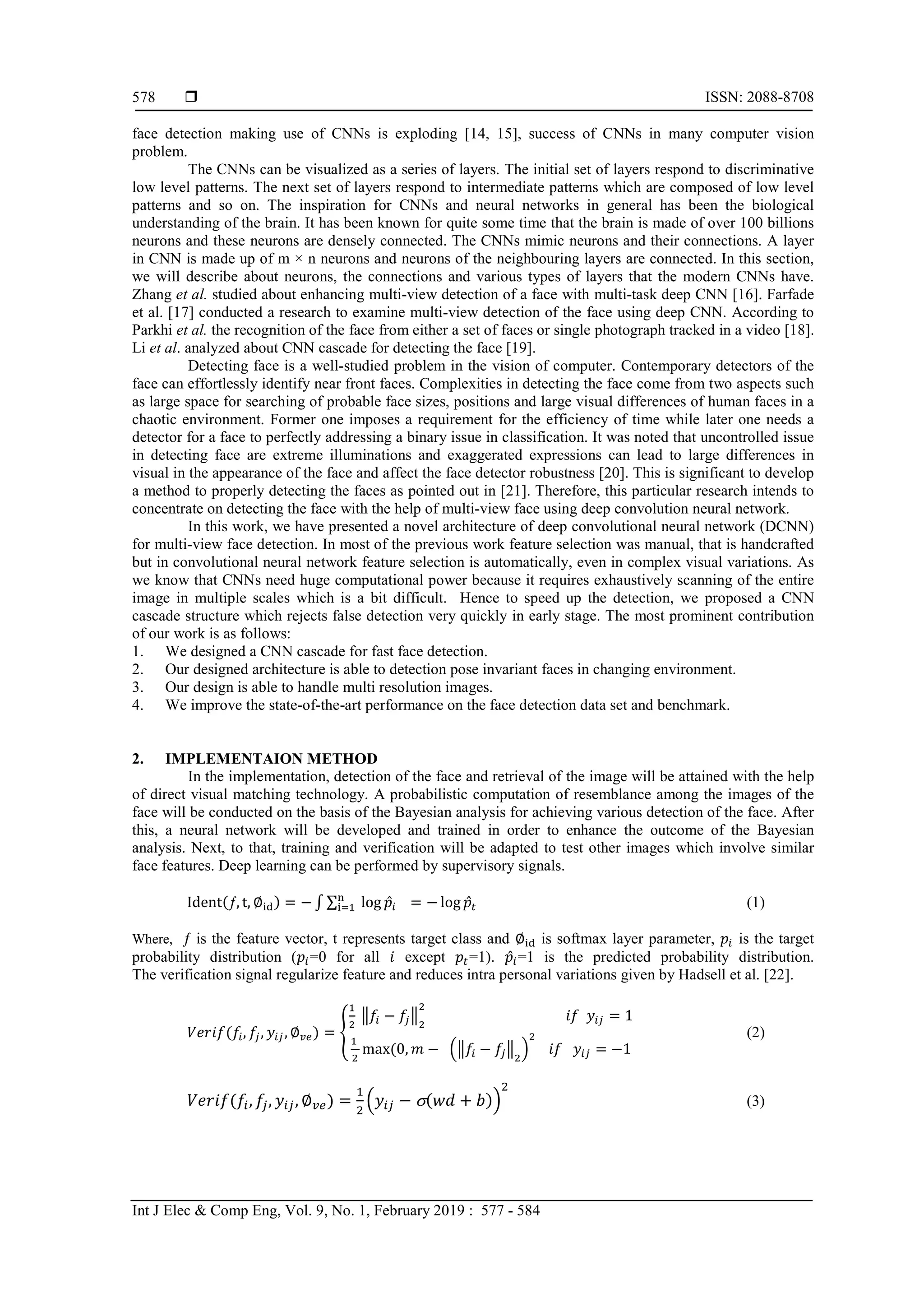 Deep Learning For Pose Invariant Face Detection In Unconstrained Environment Pdf