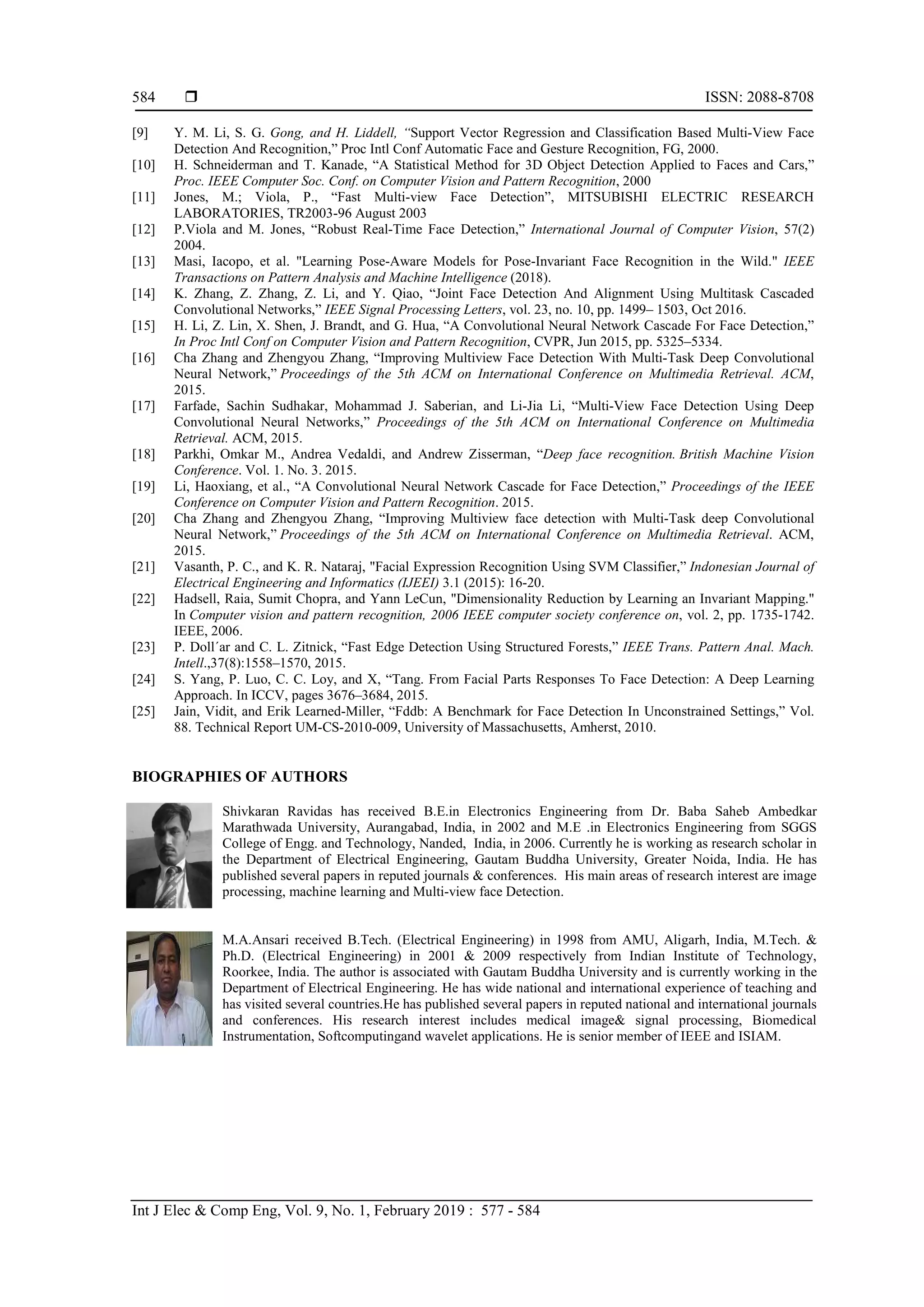 Deep Learning For Pose Invariant Face Detection In Unconstrained Environment Pdf