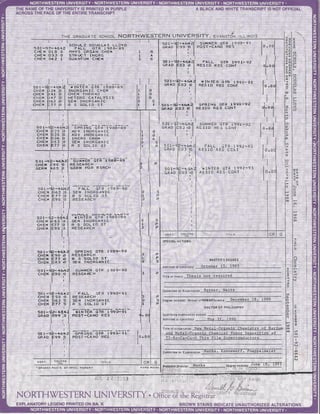 NWU Transcript | PDF