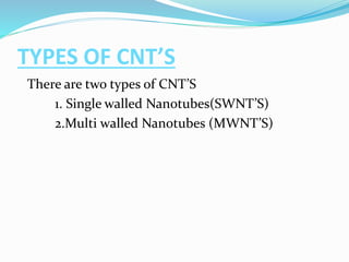 65144898-Final-Ppt-of-Carbon-Nanotubes.pptx | Chemistry | Science