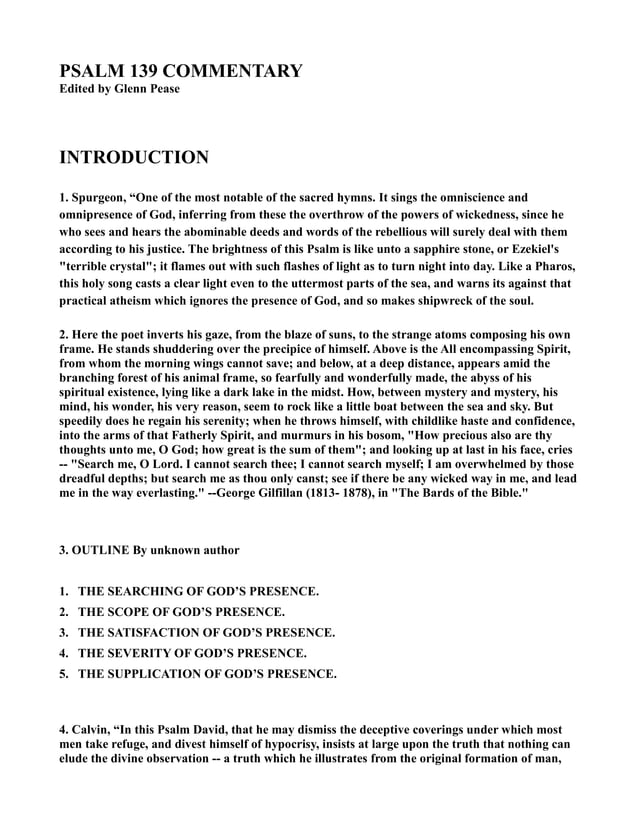 65148972 psalm-139 | PDF