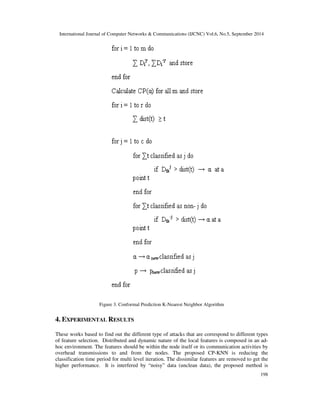 A NOVEL INTRUSION DETECTION MODEL FOR MOBILE AD-HOC NETWORKS USING CP-KNN | PDF | Information ...