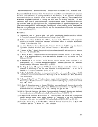 A NOVEL INTRUSION DETECTION MODEL FOR MOBILE AD-HOC NETWORKS USING CP-KNN | PDF | Information ...