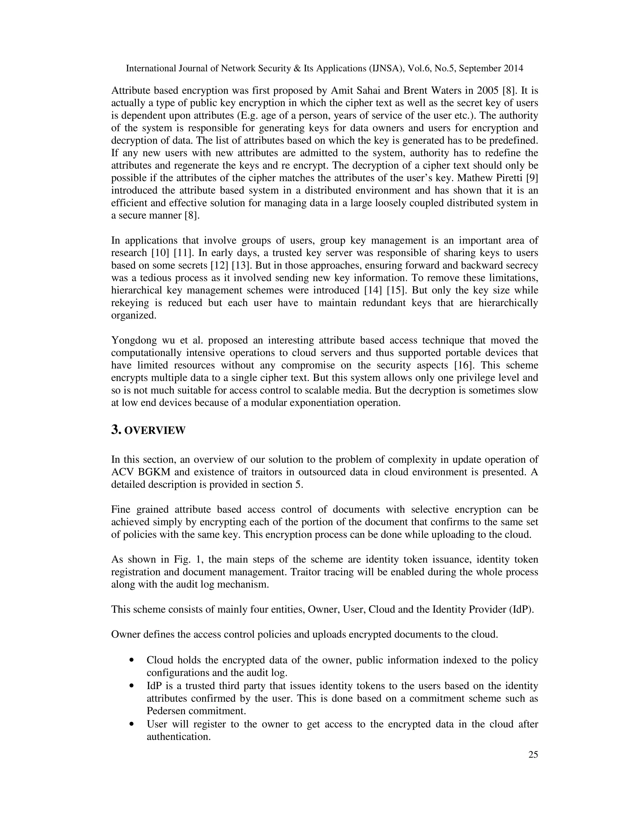 Cloud Based Access Control Model For Selective Encryption Of Documents With Traitor Detection Pdf