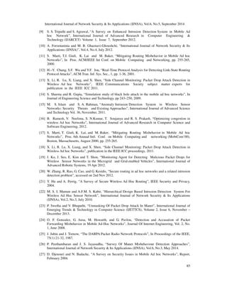 PACKET DROP ATTACK DETECTION TECHNIQUES IN WIRELESS AD HOC NETWORKS: A REVIEW | PDF