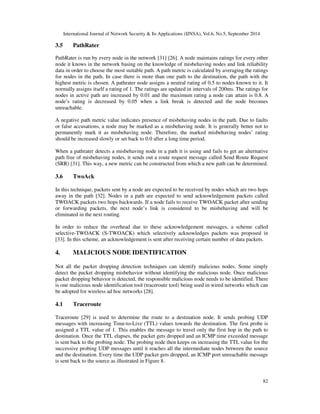 PACKET DROP ATTACK DETECTION TECHNIQUES IN WIRELESS AD HOC NETWORKS: A REVIEW | PDF