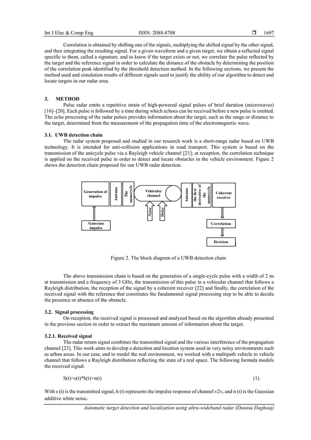 Automatic target detection and localization using ultra-wideband radar | PDF