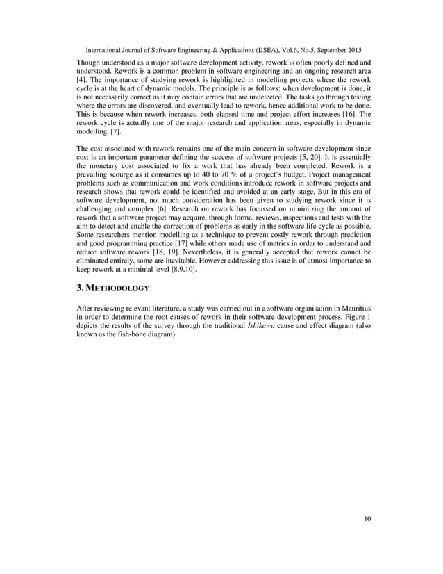 STRATEGIES TO REDUCE REWORK IN SOFTWARE DEVELOPMENT ON AN ORGANISATION IN MAURITIUS | PDF