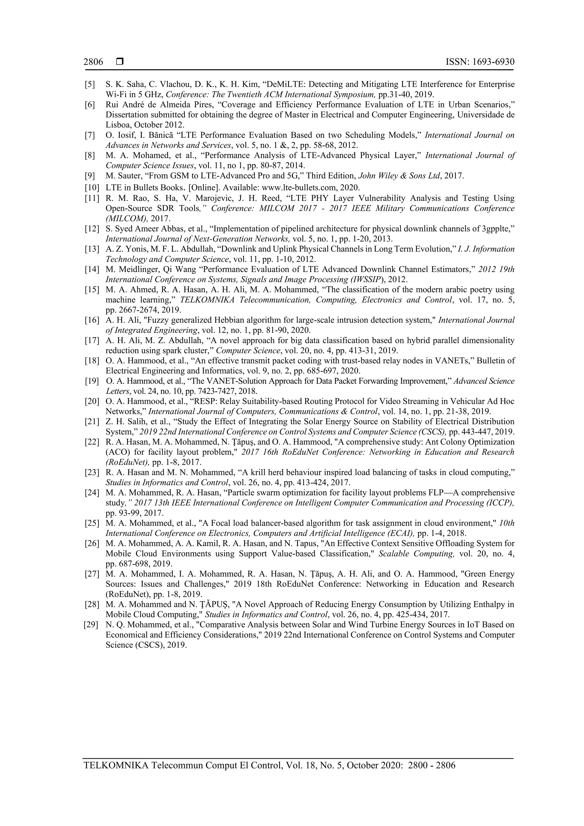 Analysis of LTE physical channels overhead | PDF