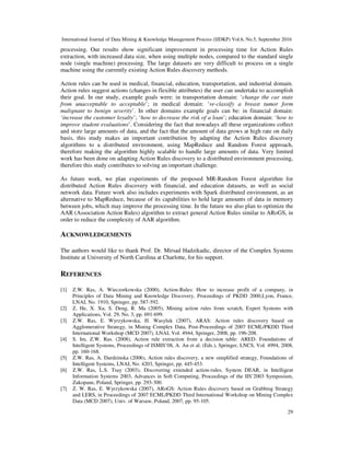 MR – RANDOM FOREST ALGORITHM FOR DISTRIBUTED ACTION RULES DISCOVERY | PDF