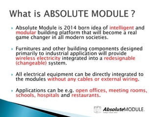 ABSOLUTE MODULE Pitch Presentation EN 2016 | PPTX | Business | Business ...