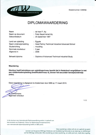 Diploma MBO 4 | PDF