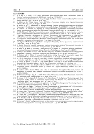 Web-based material requisition system in the supply chain of construction businesses | PDF