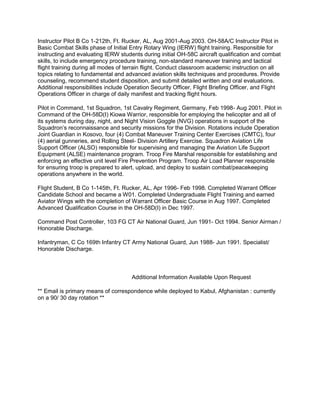 Chickosky Resume(2) | PDF | Air Travel | Travel Type