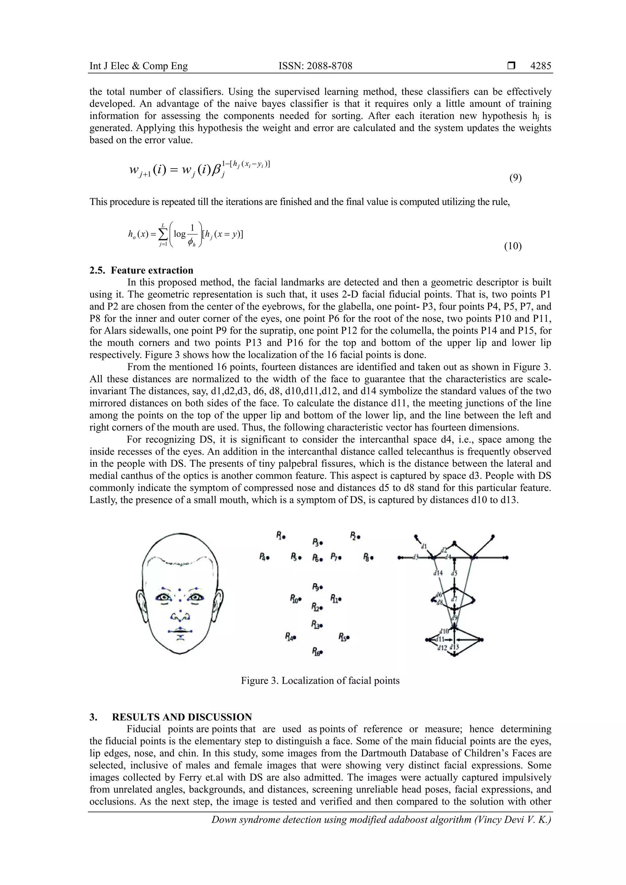 Down Syndrome Detection Using Modified Adaboost Algorithm Pdf