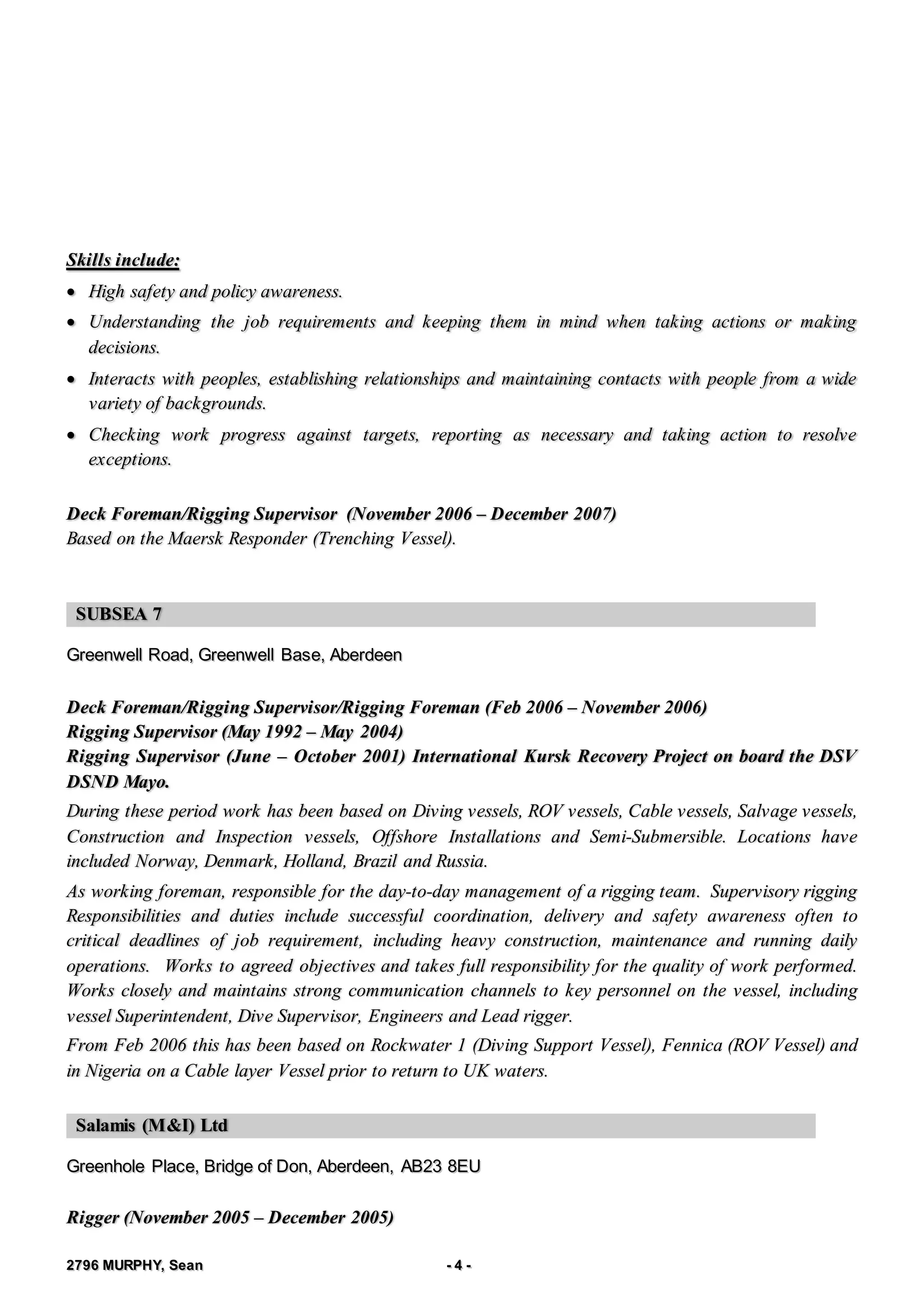 Sean Murphy CV[1][1] | DOCX