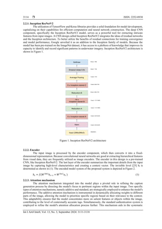 Contextual embedding generation of underwater images using deep learning techniques | PDF
