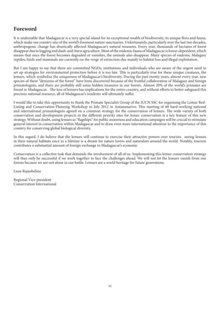 Lemur Conservation Plan 2016 | PDF