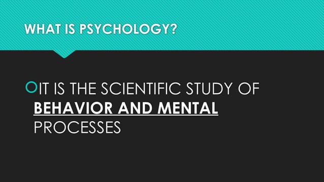 Exploring the Depths of Human Psychology | PPTX | Science