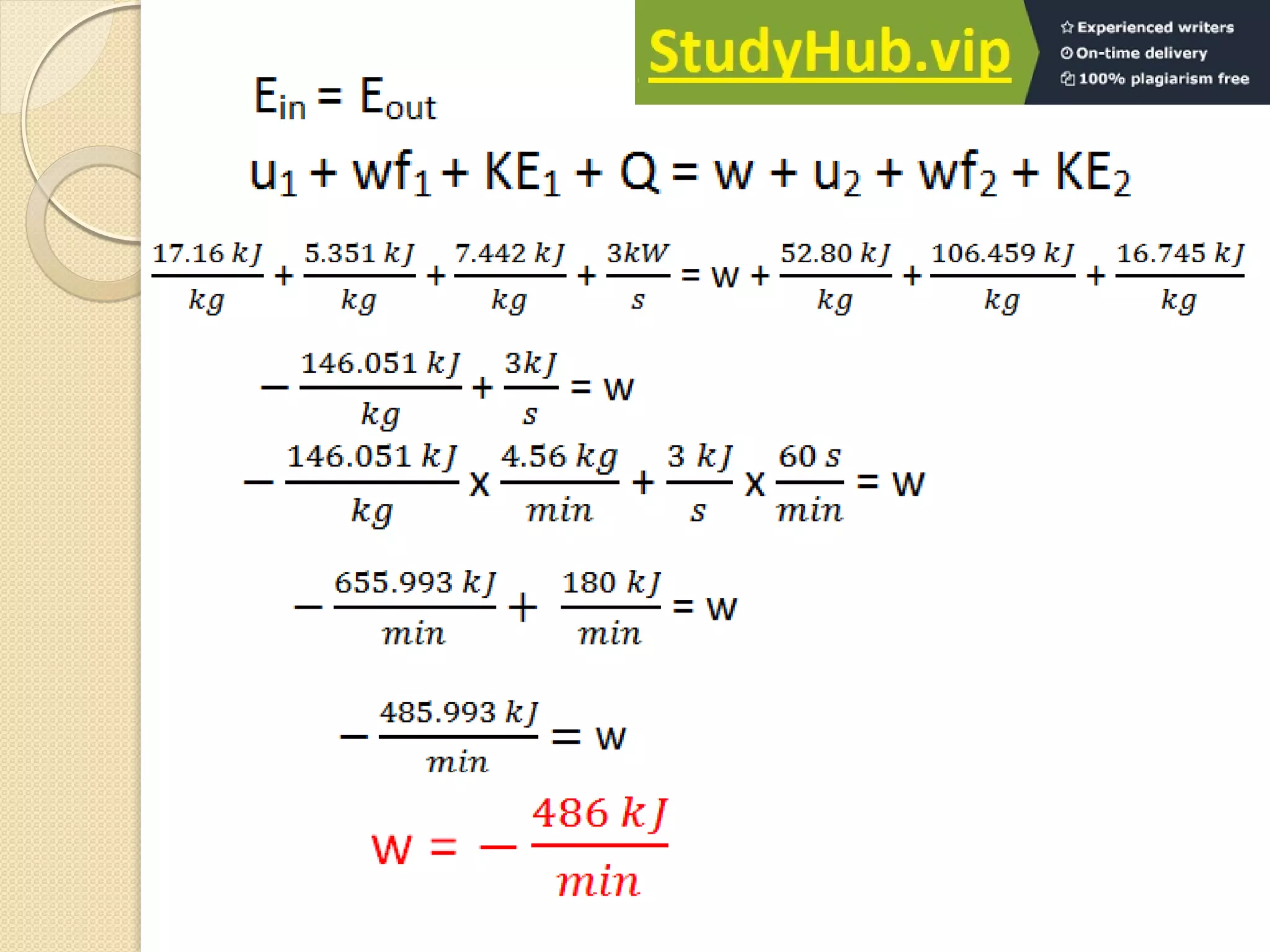65309451 Thermodynamics Assignment Ec41Fa2 | PDF
