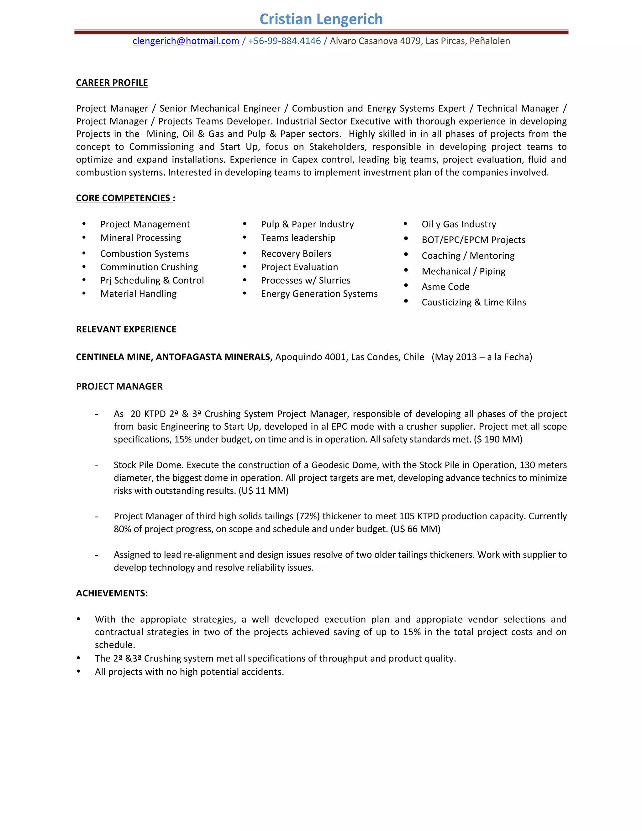 Clengerich-_Resume_2016_EN | PDF