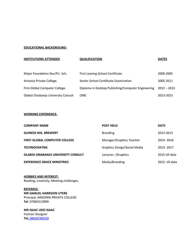 UWEM ISAAC UDO 23 | DOC