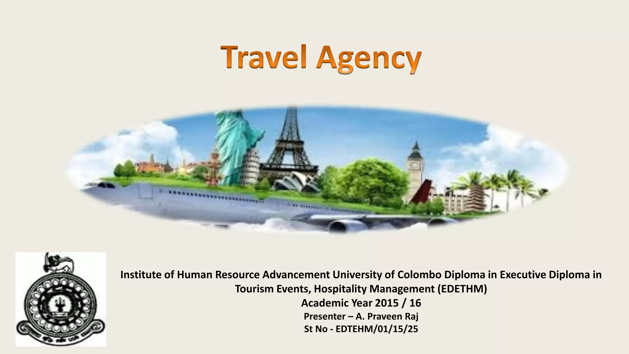 Travel Agency Operation | PPTX