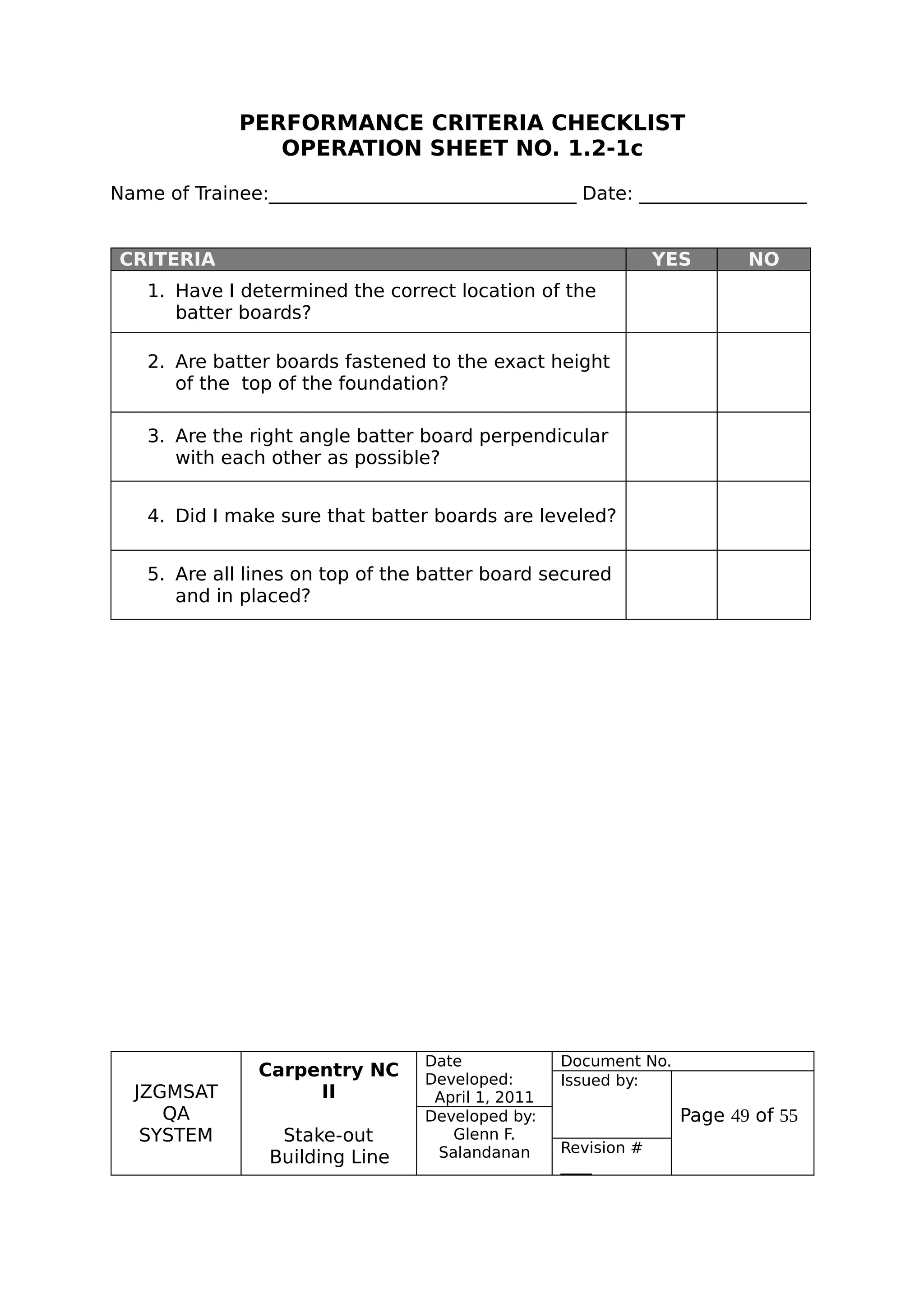 COMPETENCY BASED LEARNING MATERIALS CARPENTRY-staking-out-building ...