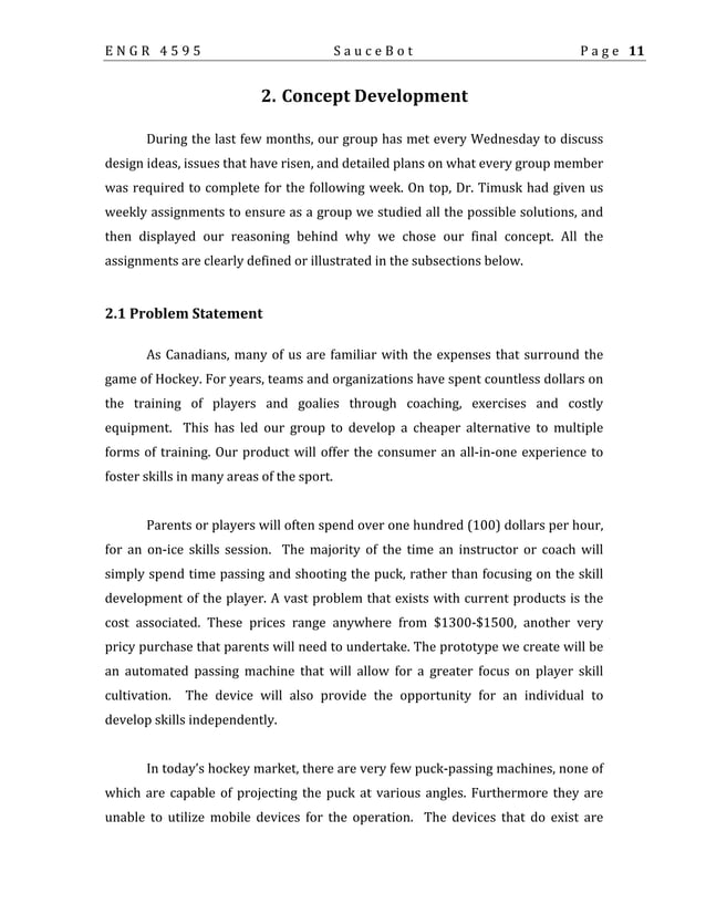 Design Proposal Capstone | PDF