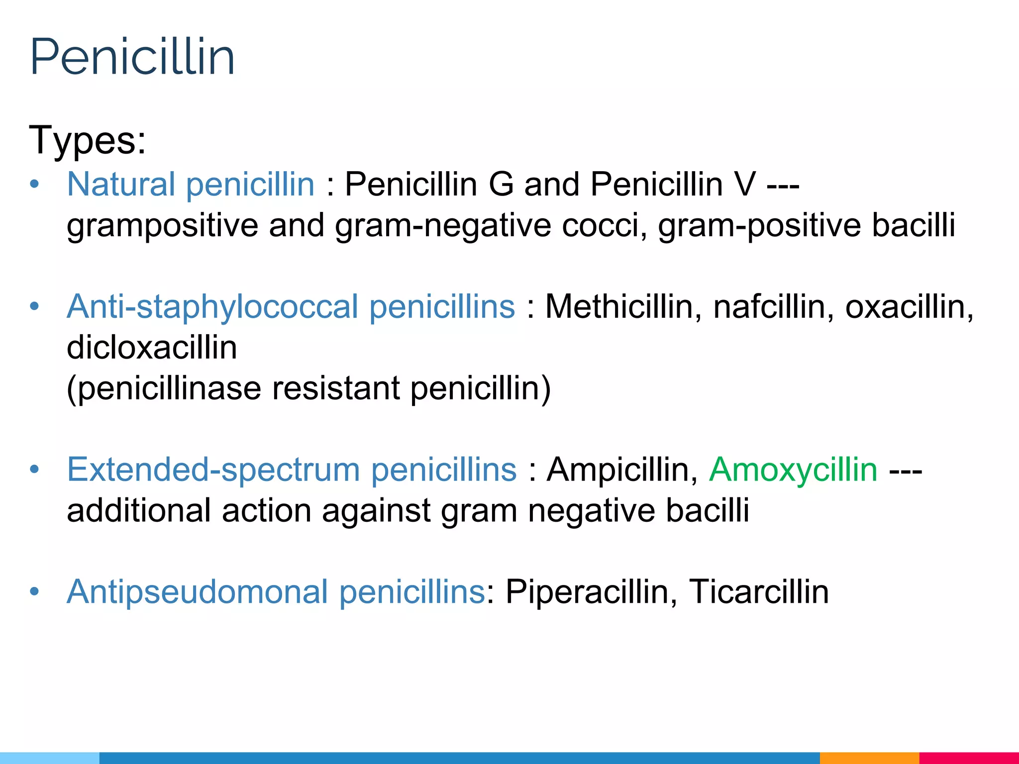 Antibiotics used in dentistry | PPTX