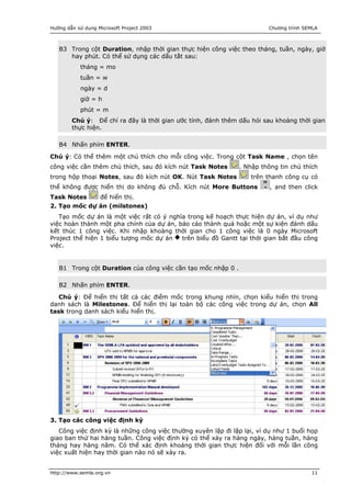 654.huong dan su dung ms project | PDF