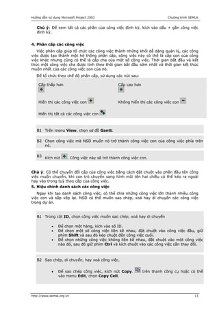 654.huong dan su dung ms project | PDF