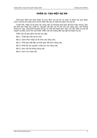 654.huong dan su dung ms project | PDF