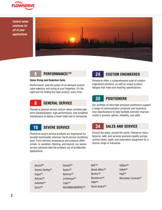 Flowserve Control Valve Product Overview | PDF
